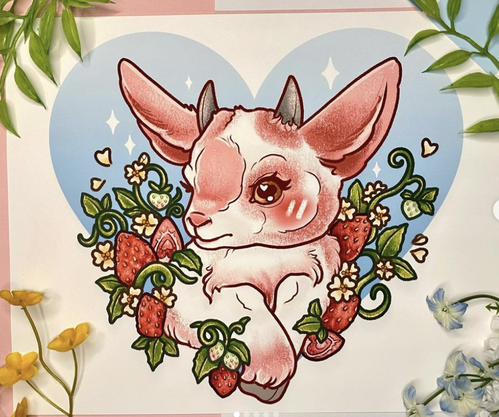 Sunday Sketch: Giddy Goats